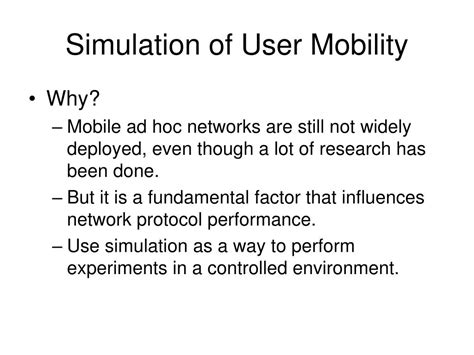 Ppt Mobility Models And Traces Powerpoint Presentation Free Download Id341271