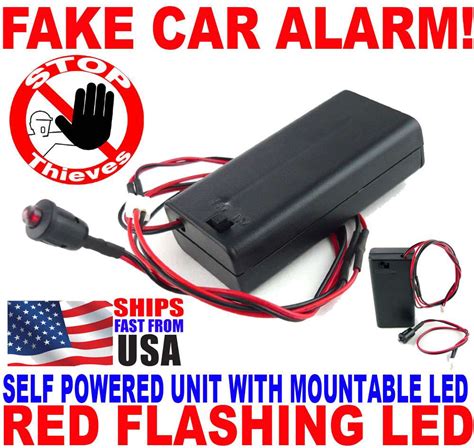 Flashing Red Led Light Fake Boat Car Rv Dummy Alarm No Wiring On Off
