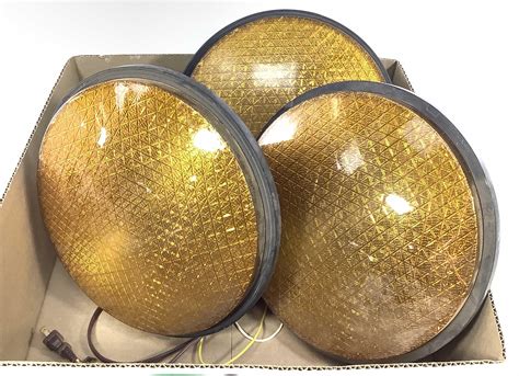 Lot 3 Led Traffic Signal Lights Leotek