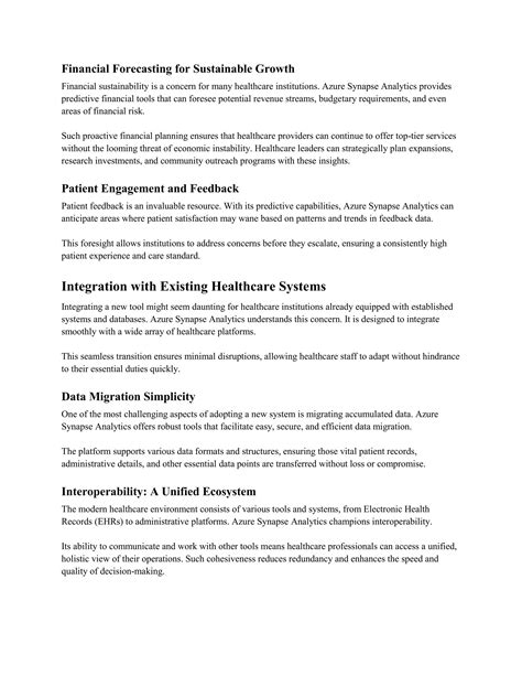 Streamlining Administrative Workflows Azure Synapses Solutions For Healthcare Pdf