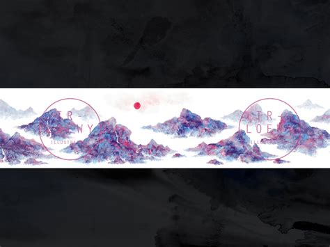 暮山紫凝古风和纸胶带 画画的陶然 站酷ZCOOL