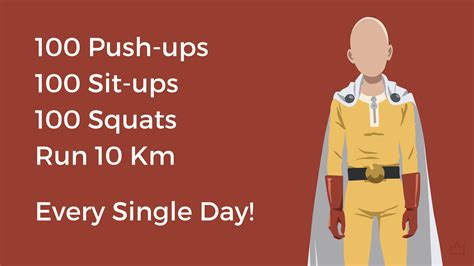 One Punch Man Workout You Are Stronger Than You Think By Esmail
