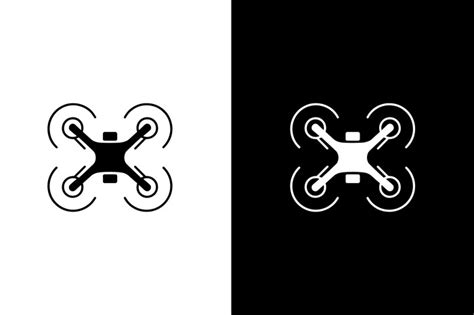 Vector Drone Icon Black White Design Symbol Png Images Eps Free Download Pikbest