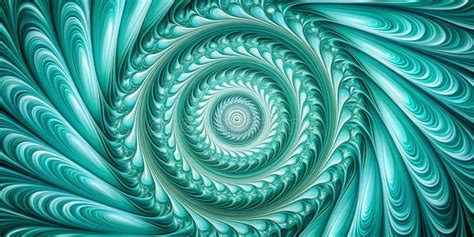 Abstract Teal Swirl A Mesmerizing Pattern Of Concentric Circles