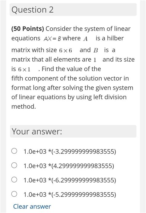 solved question 2 50 points consider the system of
