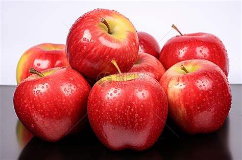一堆新鲜红苹果高清图片下载 正版图片600831752 摄图网