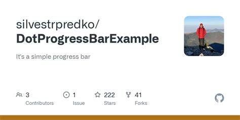 Github Silvestrpredko Dotprogressbarexample It S A Simple Progress Bar