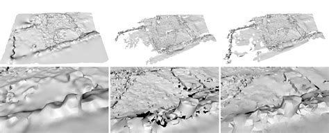 Comparison Of Surface Fitting Methods Panoramic View Top And Detail
