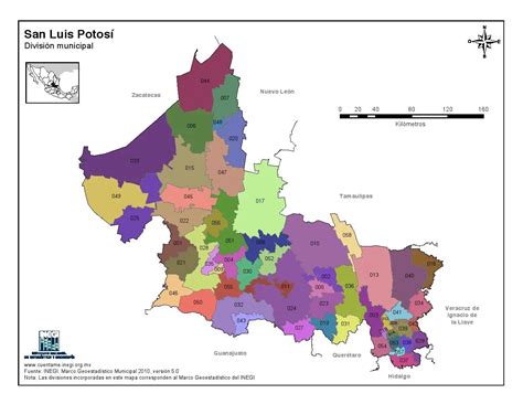 Mapa De San Luis Potosi Con Nombres Para Imprimir Imagui