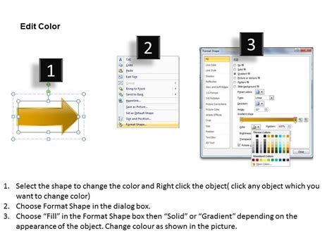 Parallel Process Arrow 2 Stages 10 PowerPoint Templates Designs PPT Slide Examples