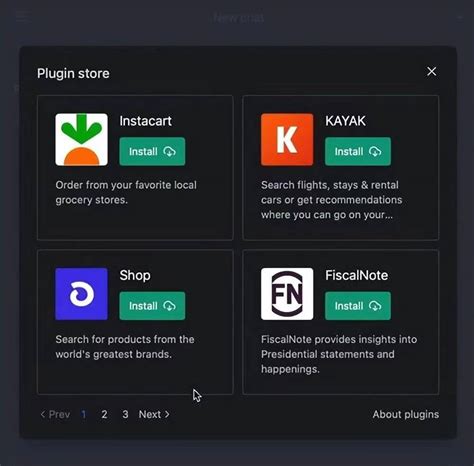 Openai继发布gpt4后，又开始联网引入插件构建生态了 嘻嘻it