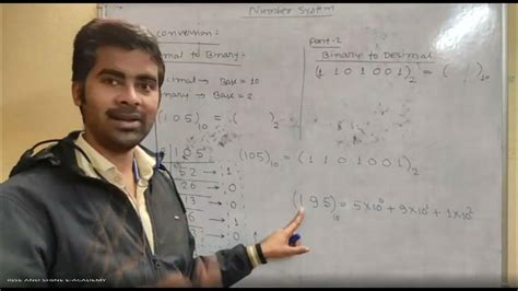 conversion from decimal to binary octal hexadecimal i number system i