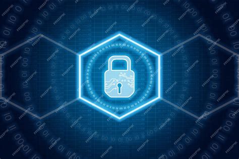 Premium Photo Digital Lock Interface With Circle Binary Numders Cyber