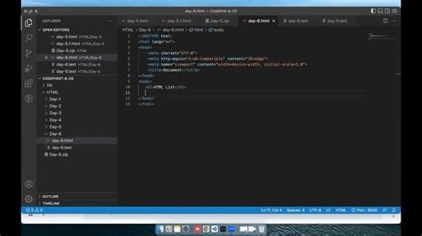 How To Use Ul Li In Html Html Tutorial Part 5 Youtube