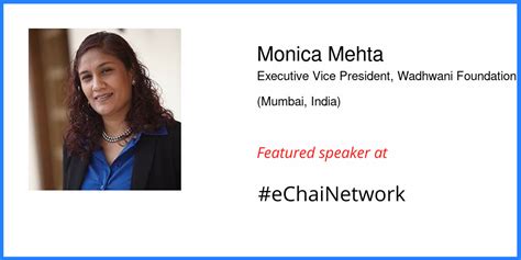 Monica Mehta — Echai Ventures