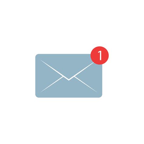 Email Icon With Notification Unread Mail Logo 25418653 Vector Art At