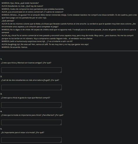 MARISOL Oye Alicia que estás haciendo ALICIA Chegg com