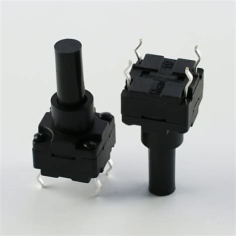 Ip67 Button Tactile Switch Waterproof Tact Switch With Conducting Rubber Cap Khan Electronic