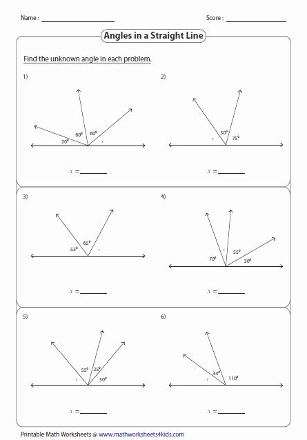 50 Finding Missing Angles Worksheet Chessmuseum Template Library