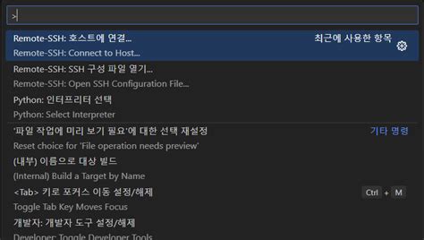 Vscode로 서버에 Ssh 원격 접속하기
