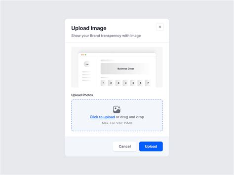 Image Upload Modal Business Management System By Omar Faruk On Dribbble