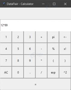 Calculator Program In Python Python Calculator Project DataFlair