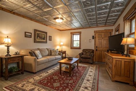 21 Cozy Rustic Tin Ceiling Ideas For Your Home