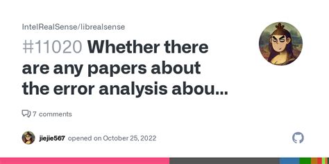 Whether There Are Any Papers About The Error Analysis About D455 And L515 · Issue 11020