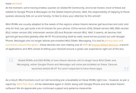 Why Has Xiaomi Replaced Some Of The MIUI Phone Apps With Google Apps Xiaomiui Net