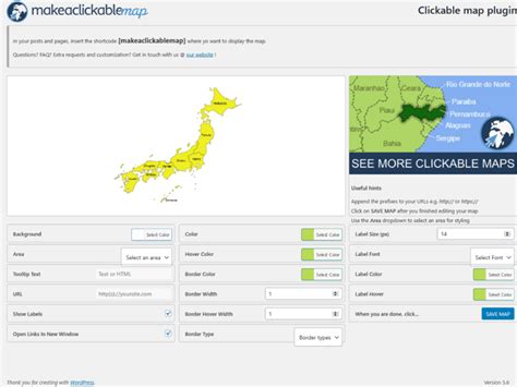 A Wordpress Clickable Map Plugin Upwork