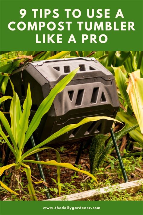 Tips To Use A Compost Tumbler Like A Pro