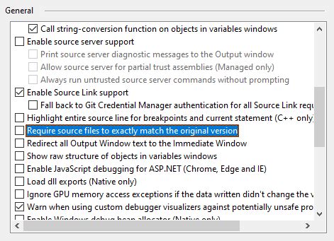 C Visual Studio Not Hitting Break Point Stack Overflow