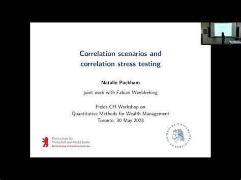 Free Video Correlation Scenarios And Correlation Stress Testing From