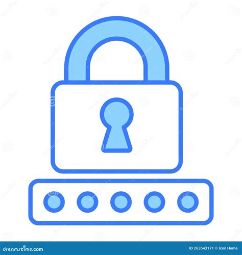 Password Icon Modern Vector Illustration Stock Vector Illustration Of