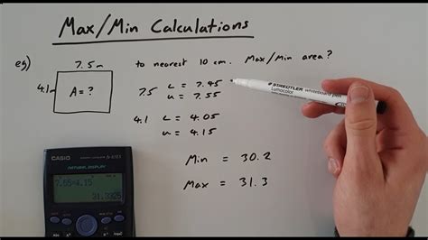 Bounds Upperlower Bounds Minmax Calculations Mitch Maths Youtube