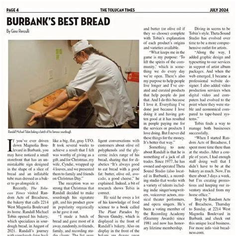 Random From The Editor Of The Tolucan Times In Our New Issue