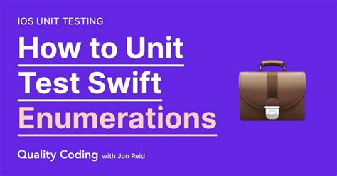 How To Unit Test Enumerations In Swift Rswift