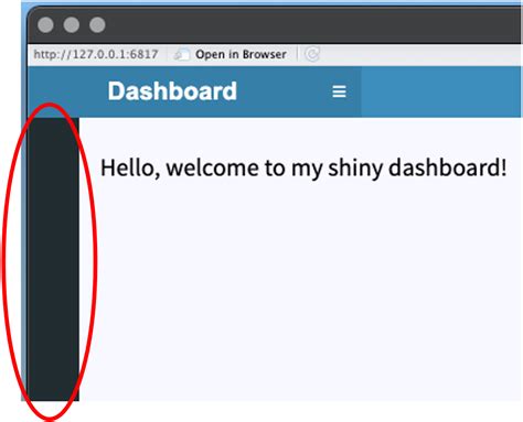 R Why Is The Sidebar Not Disappearing When I Click The Sidebar Toggle Button Stack Overflow
