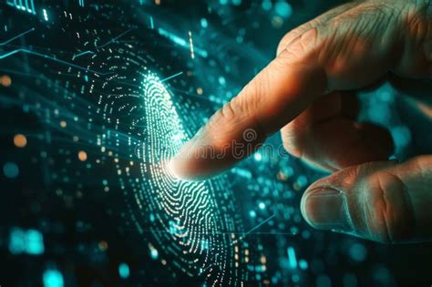 Human Fingerprint Scanning And Biometric Authentication Future