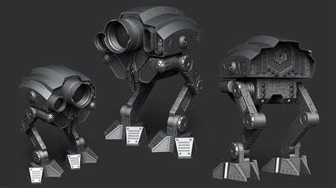 3d File Scout Droid・3d Printer Design To Download・cults