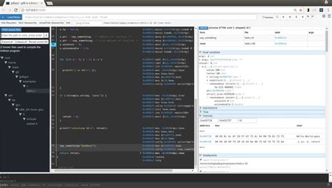Gdbgui A Modern Browser Based Frontend To Gdb Gnu Debugger R