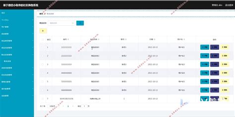 基于微信小程序的社区购物系统的设计与实现ssmmysql含录像java56设计资料网