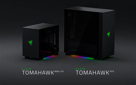 Mid Tower Atx And Mini Itx Pc Case Razer Tomahawk Razer United States