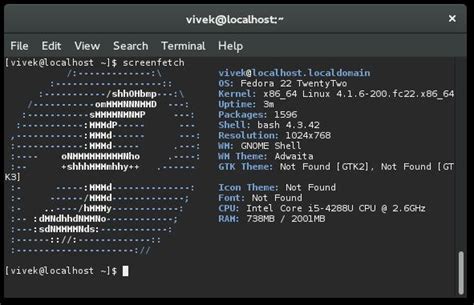 用screenfetch显示带有酷炫linux标志的基本硬件信息 csdn博客