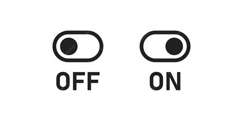 Premium Vector Switch Icon Slider On And Off Button Sign Toggle Ui App Symbol In Vector Flat