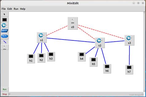 【sdn学习】熟悉ryu与mininet基本操作mininet图形化界面 Csdn博客