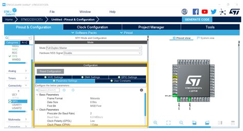 How Is My Spis Baudrate Calculated Using Stm32cub Stmicroelectronics Community