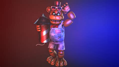Firework Freddy Model By Scott Cawthon And Illumix R Fivenightsatfreddys