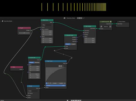 geometry nodes point density based on distance modeling blender