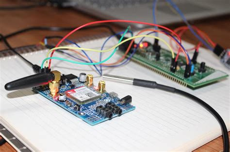 Stm32f072 Mcu Sim808 Gsm Gprs Modül Ve Ds18b20 Dijital Sıcaklık Sensörü Ile Sıcaklık İzleme